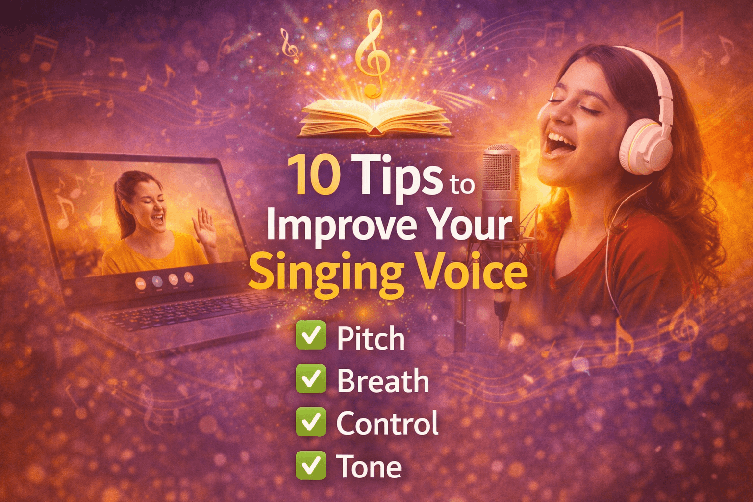 10 Tips to Improve Singing Voice